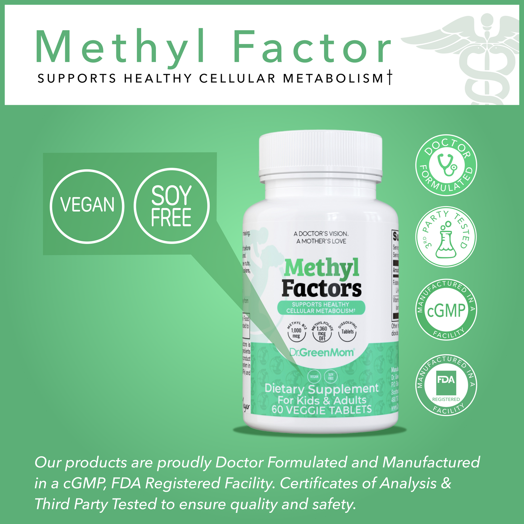 Methyl Factors (MTHFR and COMT Support for Kids & Adults) – Dr. Green Life