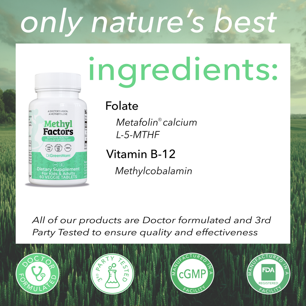 Methyl Factors (MTHFR and COMT Support for Kids & Adults) – Dr. Green Life