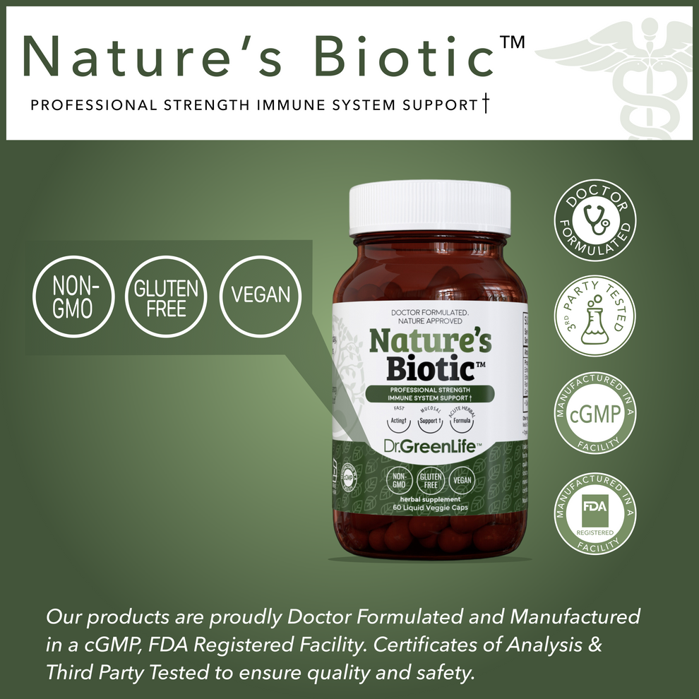 Nature's Biotic™ (Professional Strength Vegan Liquid Phyto Capsules ...